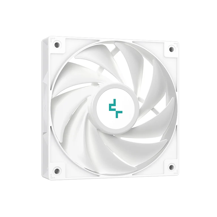 Кулер Deepcool AG400 DIGITAL WH ARGB — белый кулер с дисплеем и ARGB ...